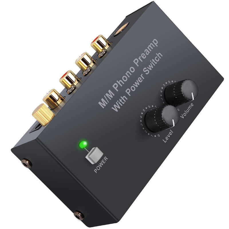 Phono Preamp, Mini Stereo Audio Low Noise MM Turntable Preamplifier Na ...