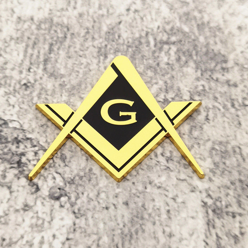 Mason Freemason Emblem, Masonic Fraternity, 3D Emblem, Car Sticker ...