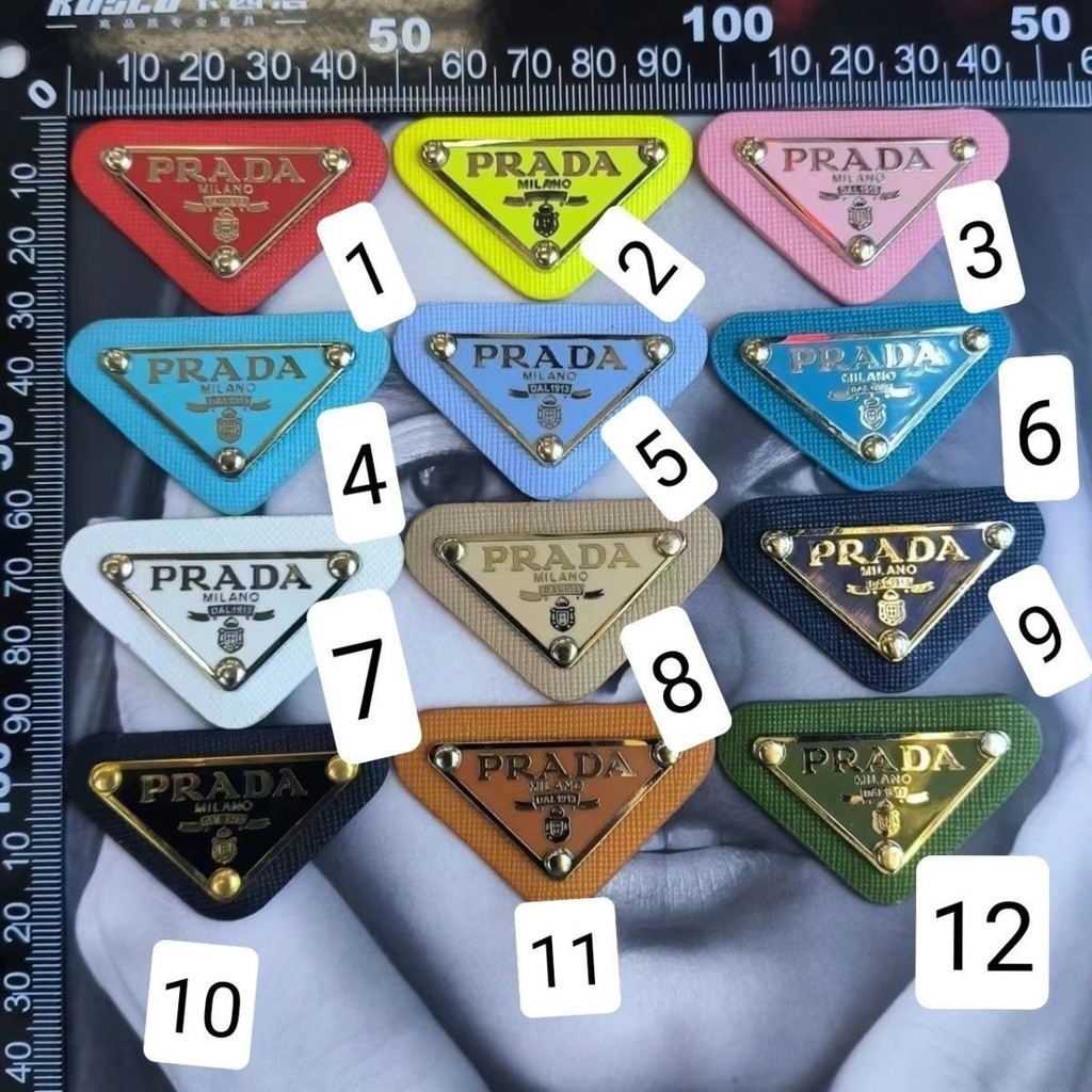 PRADA Decorative Home Sewing Clothing Inverted Triangle Luxury 2024 New ...