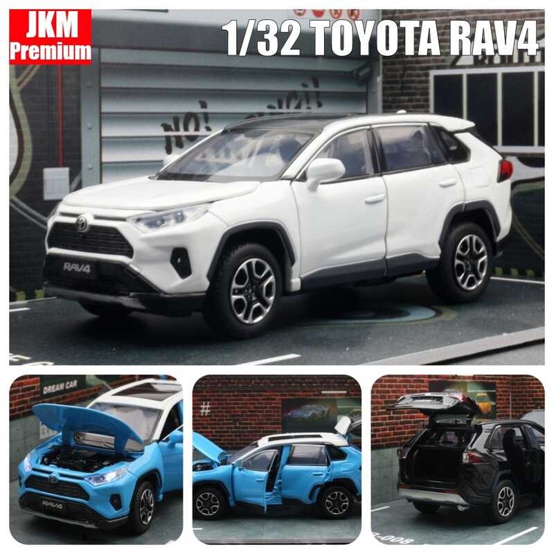 1/32 TOYOTA RAV4 , JKM Diecast Metal SUV Model Sound & Light Doors ...