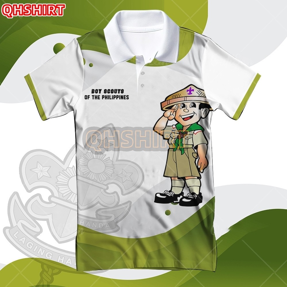 Qicipolo Girl Scout Scout of the Philippines GSP full Sublimation Shirt ...