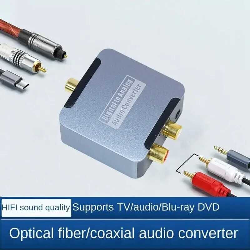 Tt 192Khz 24Bit S/Pdif Digital To og Audio Converter Optical Tosk ...