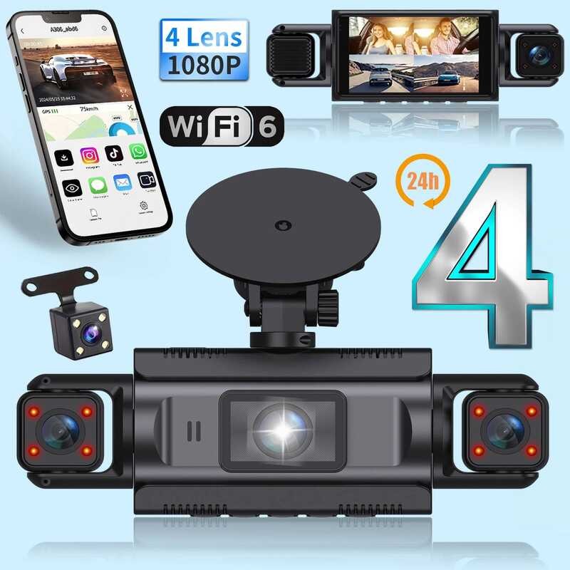 COD Original Driving Recorder WIFI Car Dash Cam Channel Black Box ...
