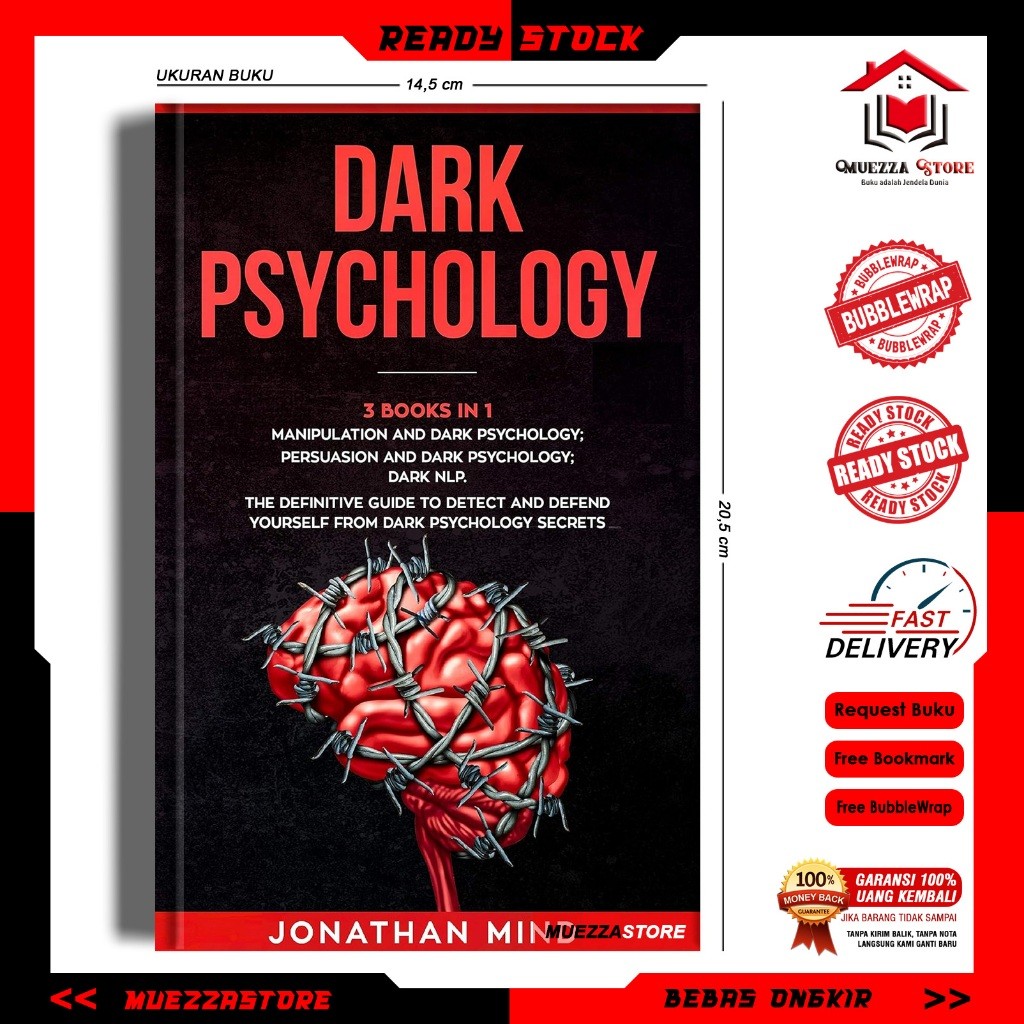 Dark Psychology: (3 Books in 1) by Jonathan Mind (English) | Shopee ...