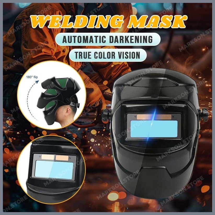 Auto Darkening Welding Mask True Color Vision LCD Screen Adjustable ...