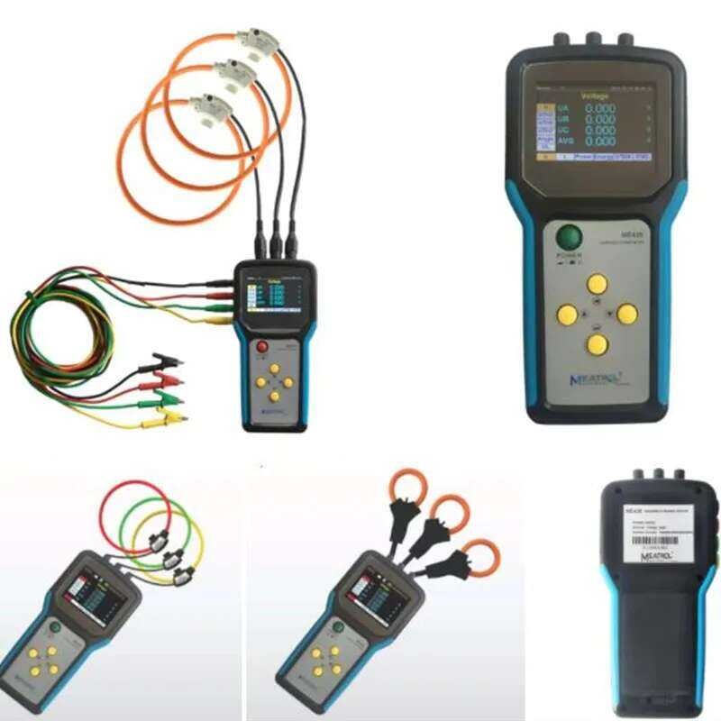 Energy Digital Meter Three-Phase Portable Power Meter Power Factor ...
