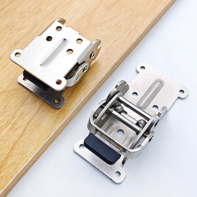 90 Degree Self-Locking Folding Hinge Table Chair Bed Leg Furniture ...