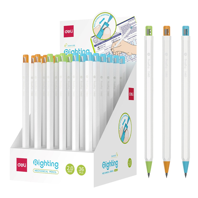 Deli 2.0mm Mechanical Pencil Movable Pencil Mixed EU164 | Shopee ...