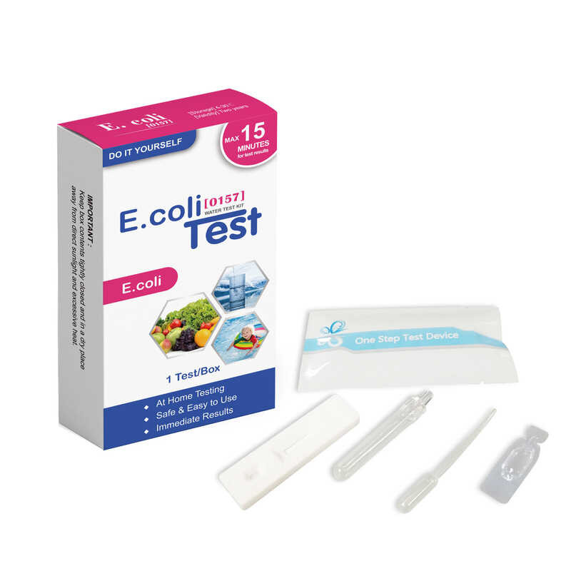 coli O157 E. Rapid Test Card E. coli Test Strips Water Quality Safety ...