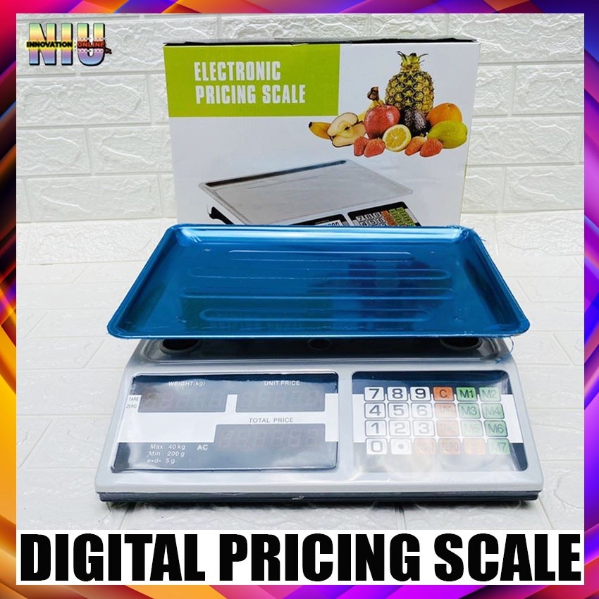 Food Meat Produce Weigh Digital Price Computing Scale / 20KG Spring ...