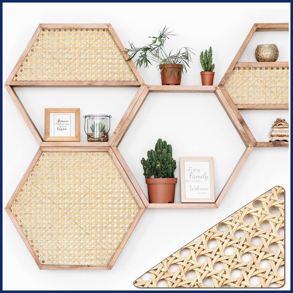 ♈ ℡ Mesh Cane Webbing Solihiya Weave Ratten Roll Wicker Sheet Rattan ...