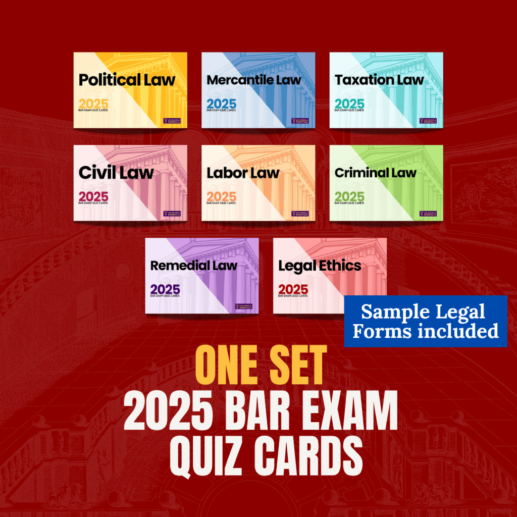 2025 Bar Exam Reviewer Quiz Cards | Shopee Philippines