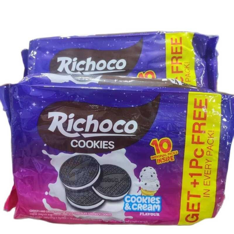 Richoco Biscuit Cookies N Cream Chocolate Flavor Buy 1 Take D4 | Shopee ...