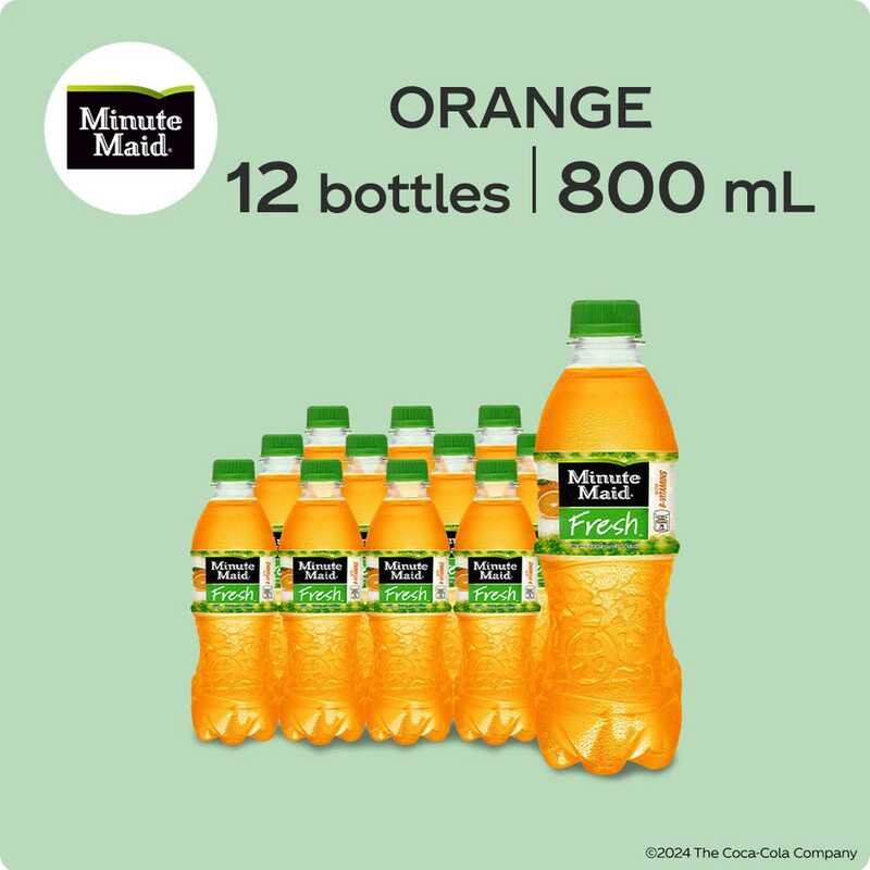Minute Maid Fresh Orange Juice 800Ml - Pack Of 12 | Shopee Philippines