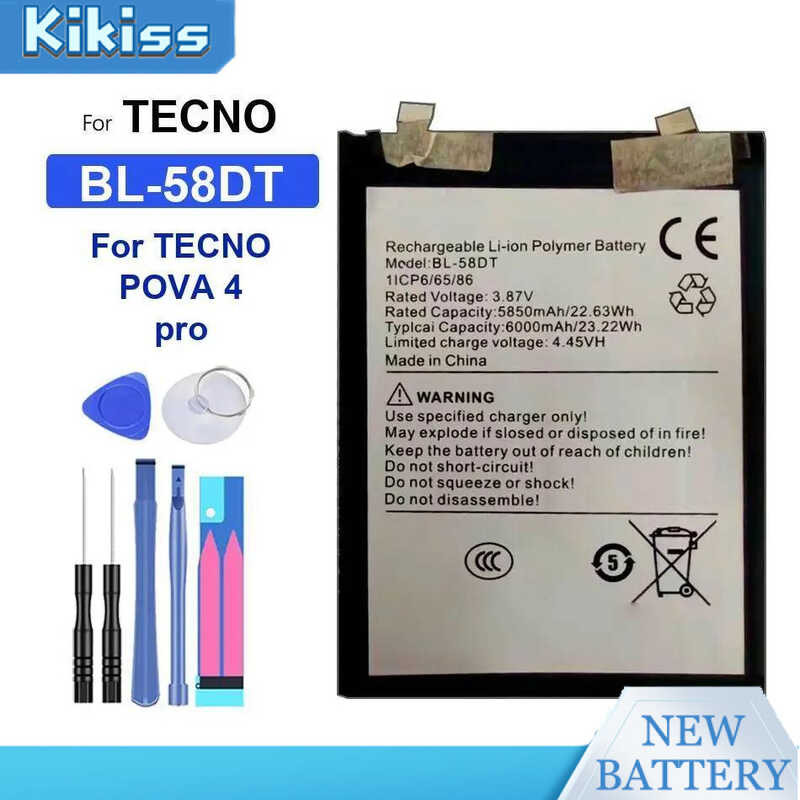 For TECNO POVA 4 pro BL-58DT Battery 6000mAh | Shopee Philippines