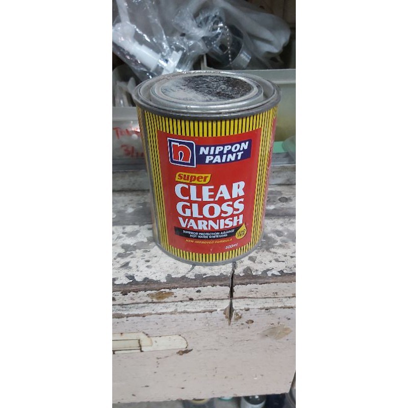 Nippon Paint Super Clear Gloss Varnish 1 Liter 1L (formerly Valspar / V ...