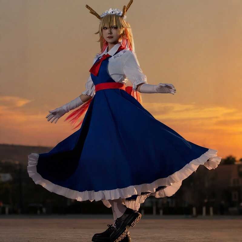 Kobayashi's Dragon Maid cos Costume Halloween cos Costume Dragon Maid ...
