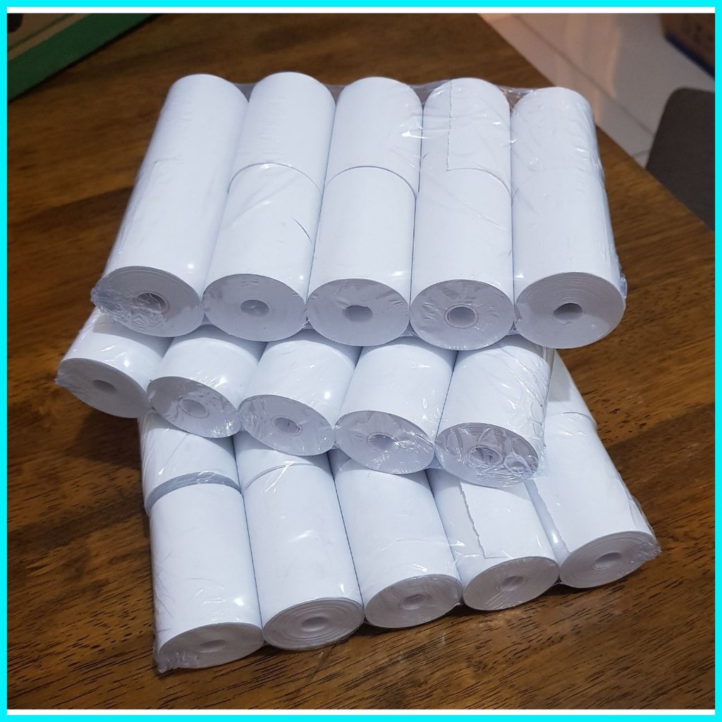 100pcs 57x30mm Thermal Paper for Xprinter/Glossy No Fade | Shopee ...