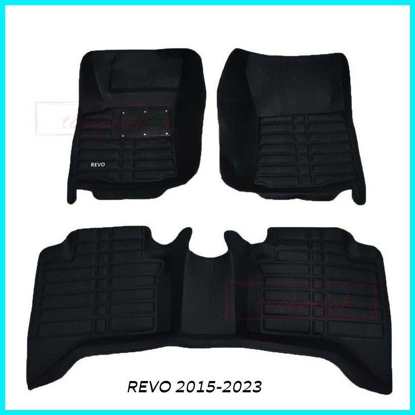 Car Floor Matting for Toyota Wigo/Revo 2014 To 2024 5D With Logo Deep ...
