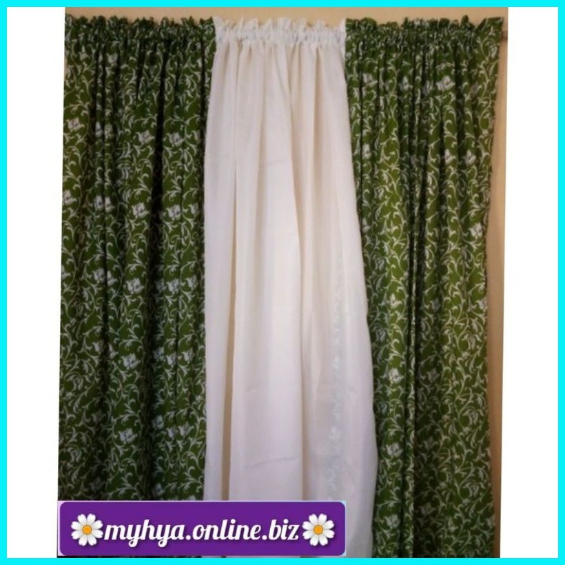 whole curtain 3 in 1set/buo kurtina (3pcs curtain)-60"w*70"L (PM us for ...