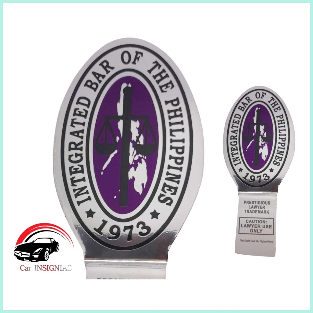 IBP CAR EMBLEM/INTEGRATED BAR OF THE PHILIPPINES | Shopee Philippines