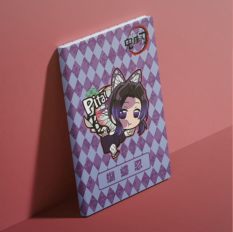 School Season Demon Slayer Notebook 5 Frosted Cover Notebook Xiaobanai ...