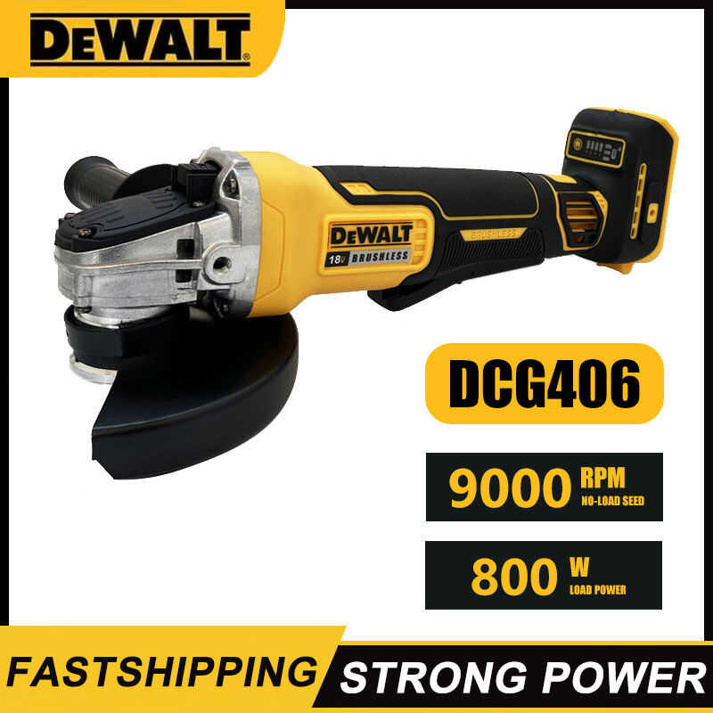 Dewalt Dcg406 125Mm Brushless Angle Grinder 9000Rpm Cordless Cutting ...