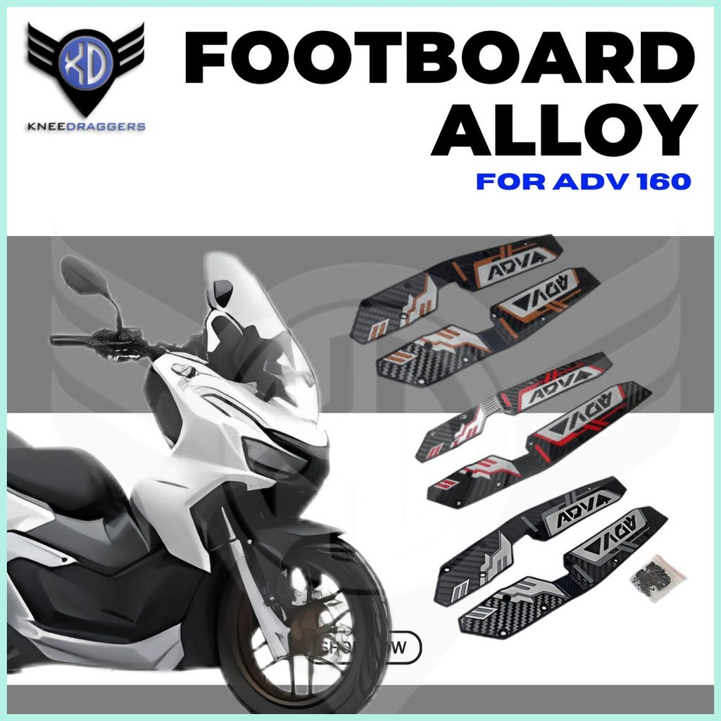 HONDA ADV 160 MATTING / FOOTBOARD ALLOY WITH BOLTS | Shopee Philippines