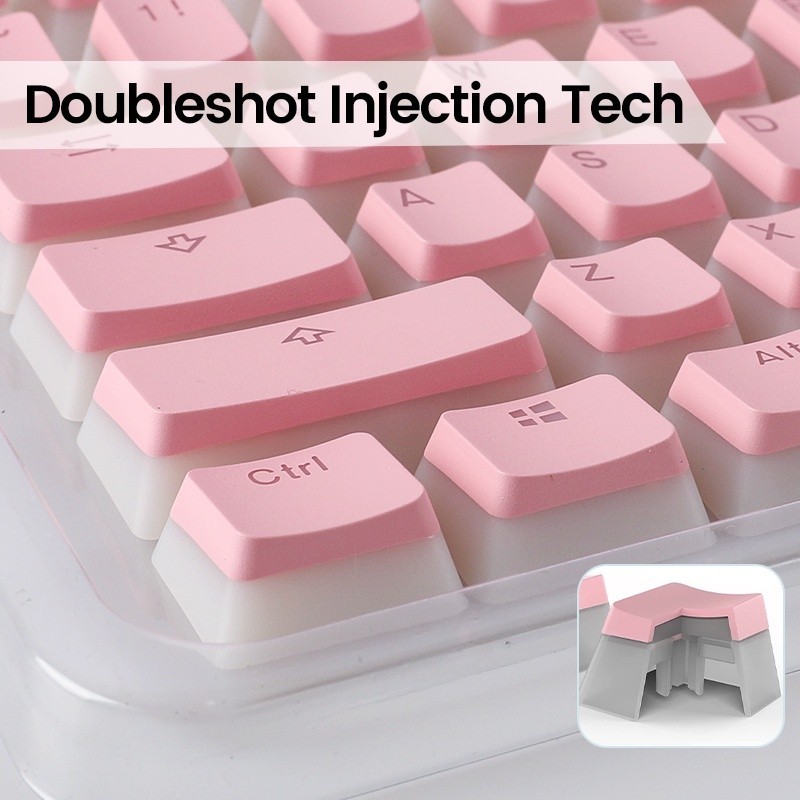 Pbt Pudding Full Set Keycaps Suitable For Royal Kludge All Keyboards ...