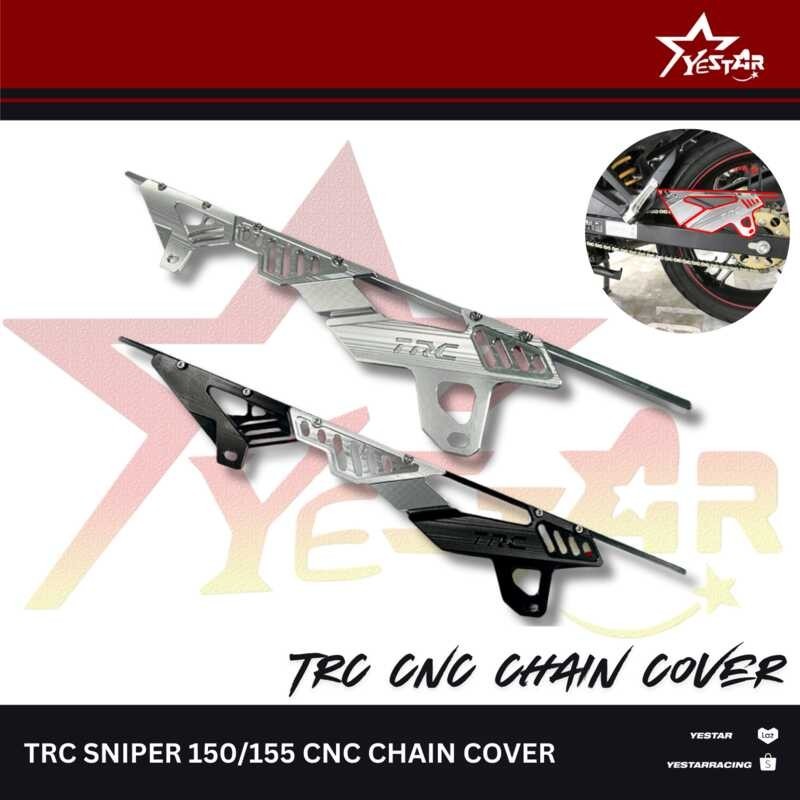 TRC Yestar Sniper 150/155 CNC Chain Cover Ginawa Sa Malaysia Motorcycle ...