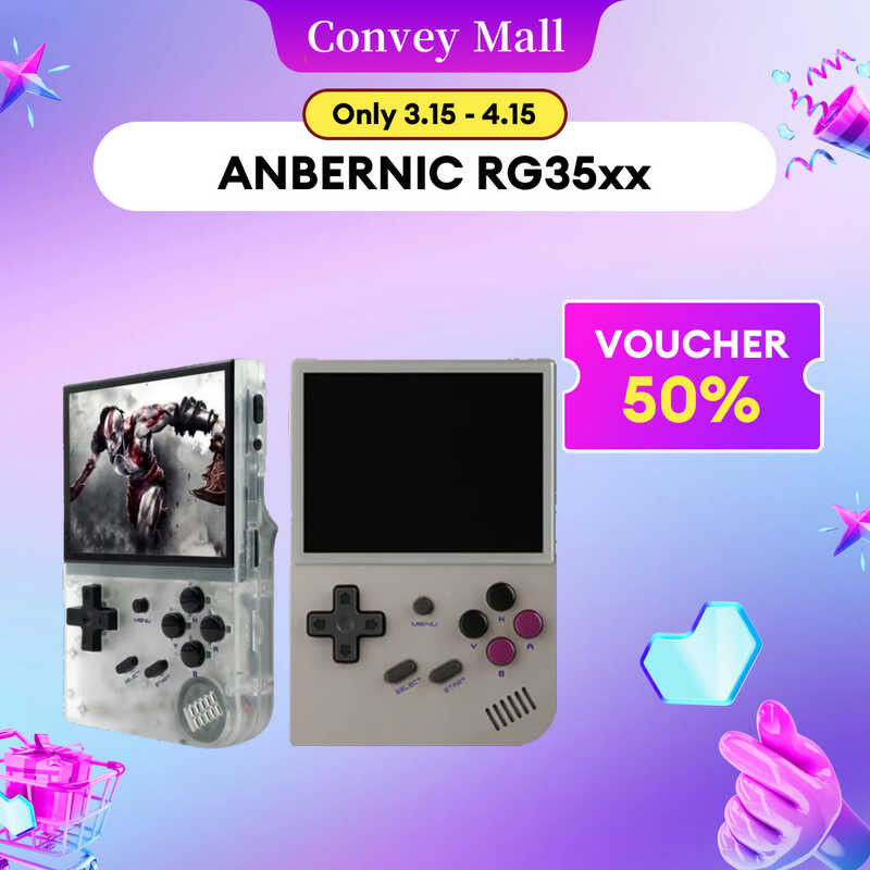 Φ Rg35xx Φ ANBERNIC Retro Game Console Open Source Handheld Dual Aystem ...