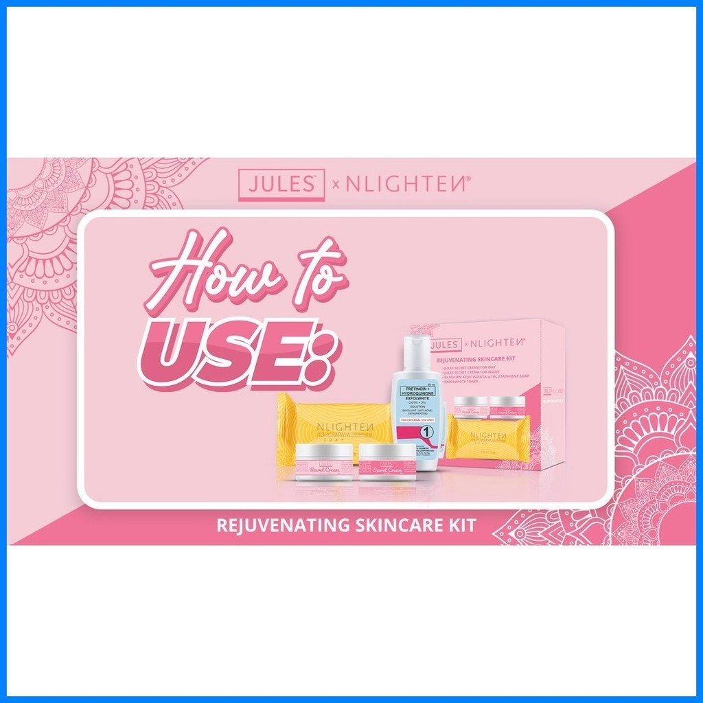 ☪ JULES x NLIGHTEN Rejuvenating Skincare Set (Sept 2023 expiry ...