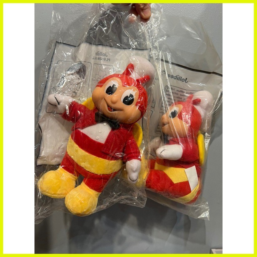 Jollibee Stuffed Toy Plush Doll (Jollibee Toys) Jollibee Doll Jollibee ...