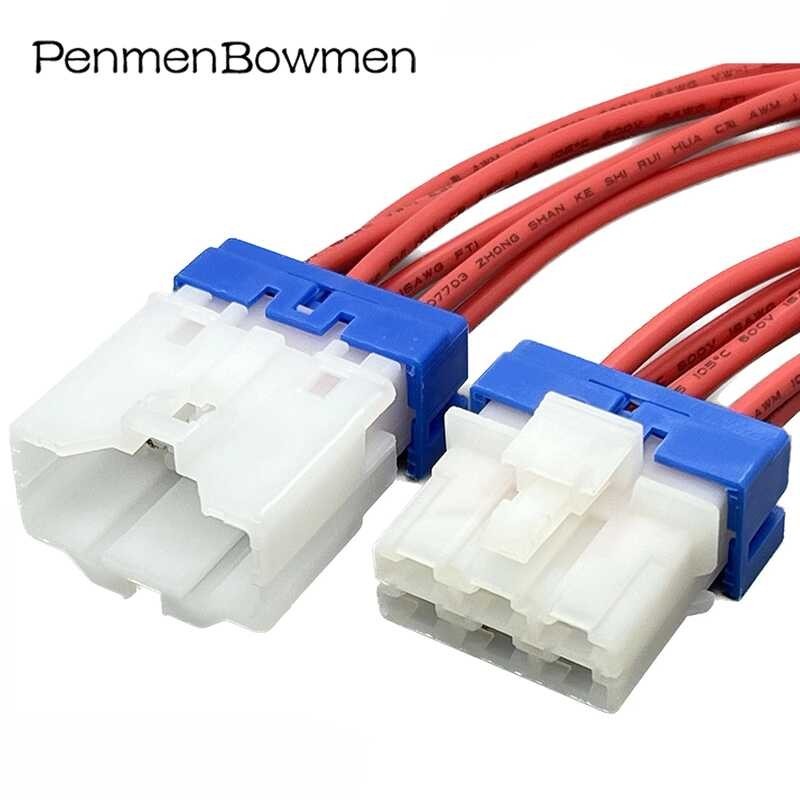 6 Pin AMP Car Blower Speed Control Resistor Plug Wiring Harness ...