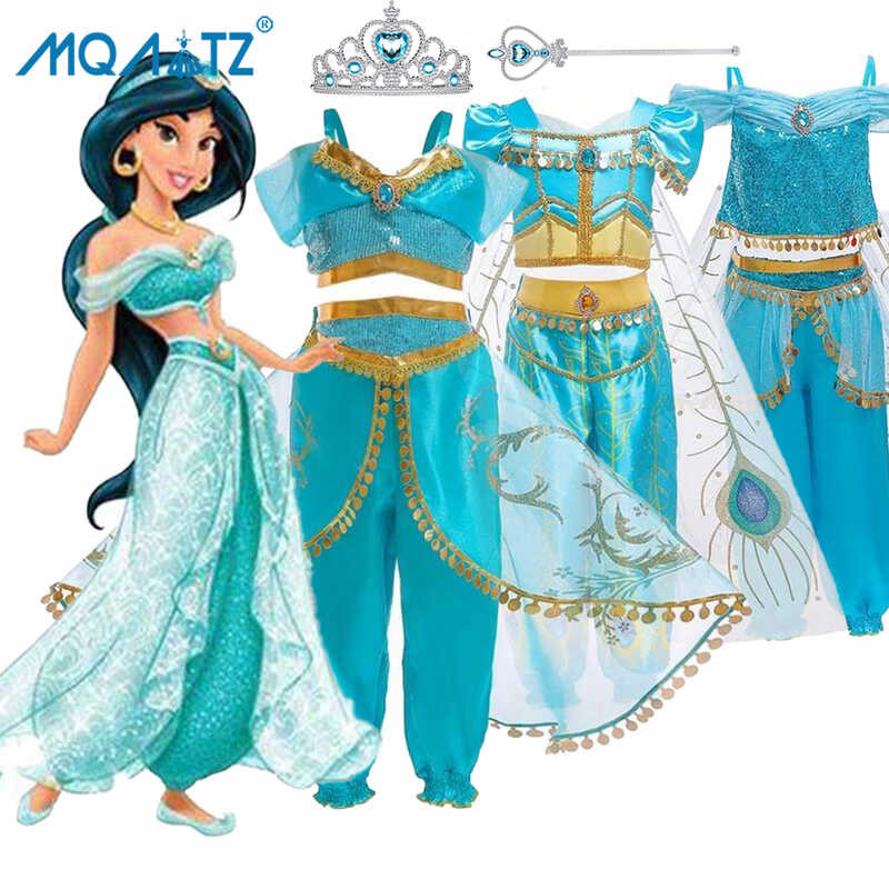 Cosplay MQATZ Jasmine Princess Dress Up Of Aladdin The Magic Lamp ...