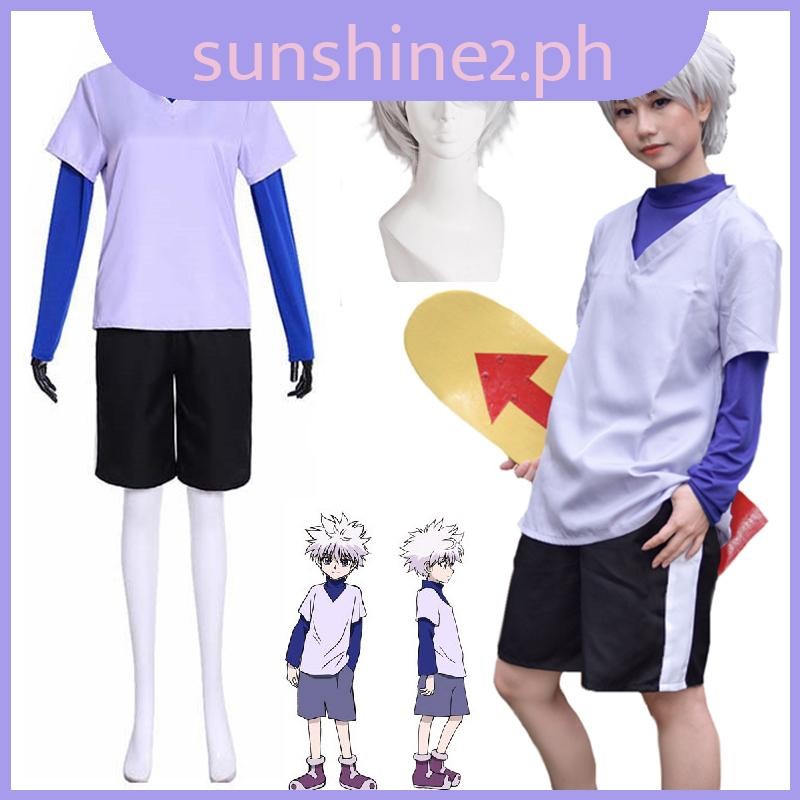 Hunter×hunter Anime Killua Zoldyck Cosplay Costume Uniform Suit Full ...