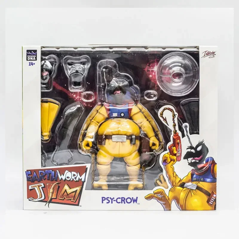 New Pdna Earthworm Jim Psy Crow Bob The Killer Anime Action Figure ...