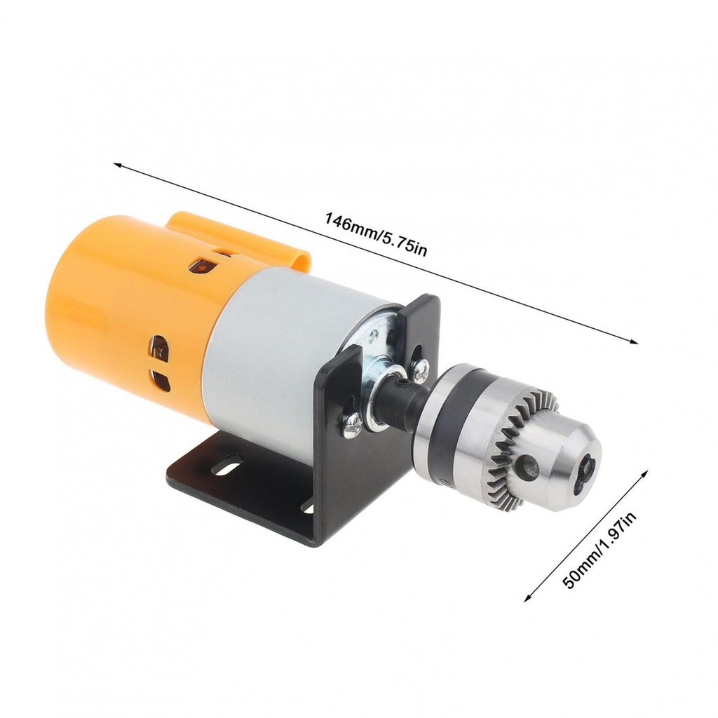 12V/24V 775 DC Motor B10 B12 / Jt0 Chuck DIY Table Bench Drill Mounting Bracket Connecting Rod ...