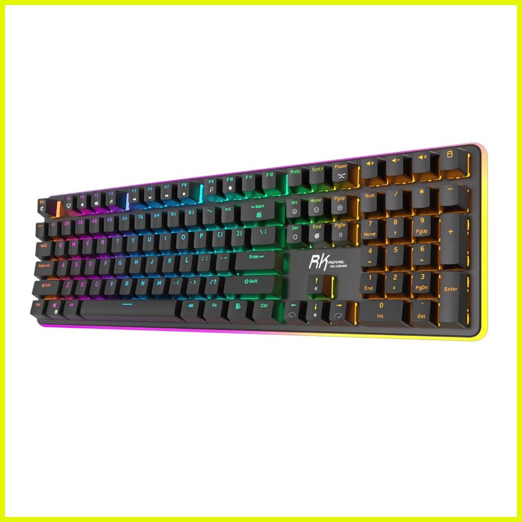 Royal Kludge RK918 Full RGB Backlit Wired Mechanical Keyboard Gateron ...