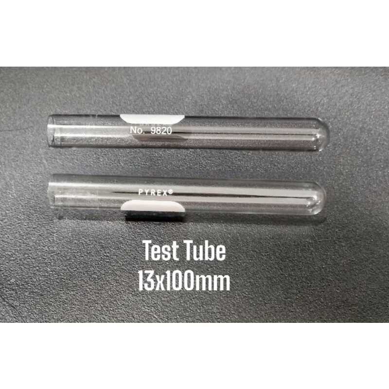 High borosilicate glass test tube Pack of 5pcs: Test Tube, 13x100mm ...