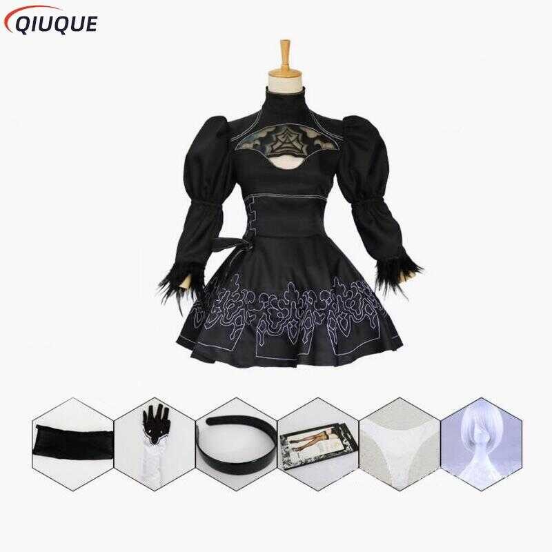 S-5Xl Nier Automata Cosplay Costume Yorha 2B Outfits Game Suits Women ...