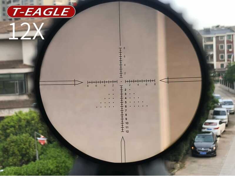 Riflescope Tactical Caza T-EAGLE MR 3-12X42 FFP ing for Hunting Glass ...