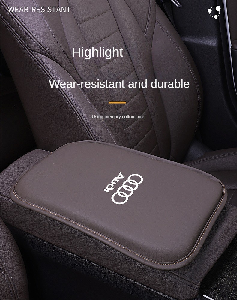 Isuzu Car Armrest Box Pad Leather Arm Rest Protection Cushion Cover For ...