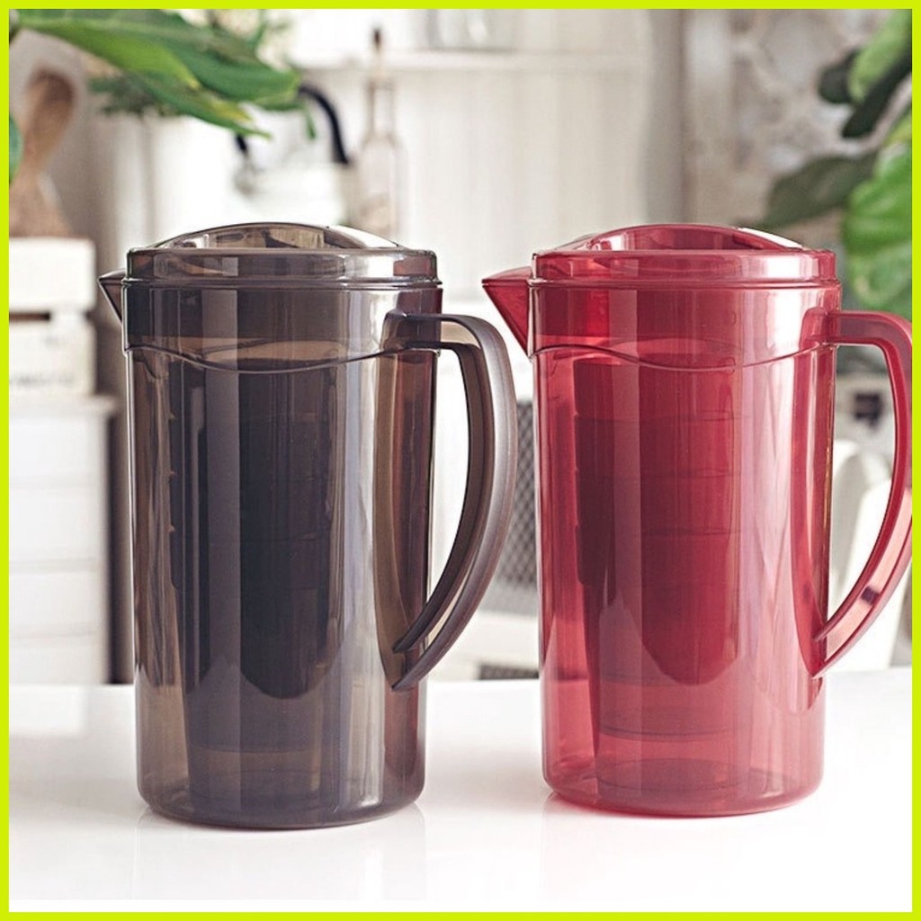 ஐ 2L Water Pitcher Set with Free 4 Cups Large Fiberglass Juice ...