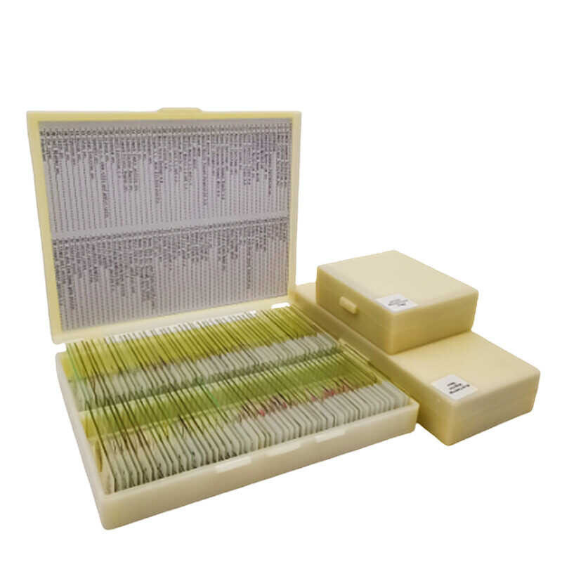 100pcs Basic Animal Plant Insect Cell Biological Prepared Glass Slides ...