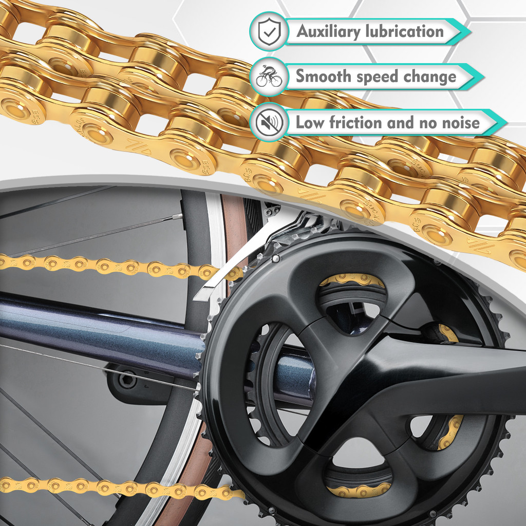 BUCKLOS Bike 10 Speed Chain for MTB Chain 8/9/10/11/12 Speed for Road ...