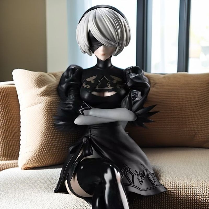 NieR Automata Anime Figure YorHa No. 2 Type B 15cm Action Figure Model ...