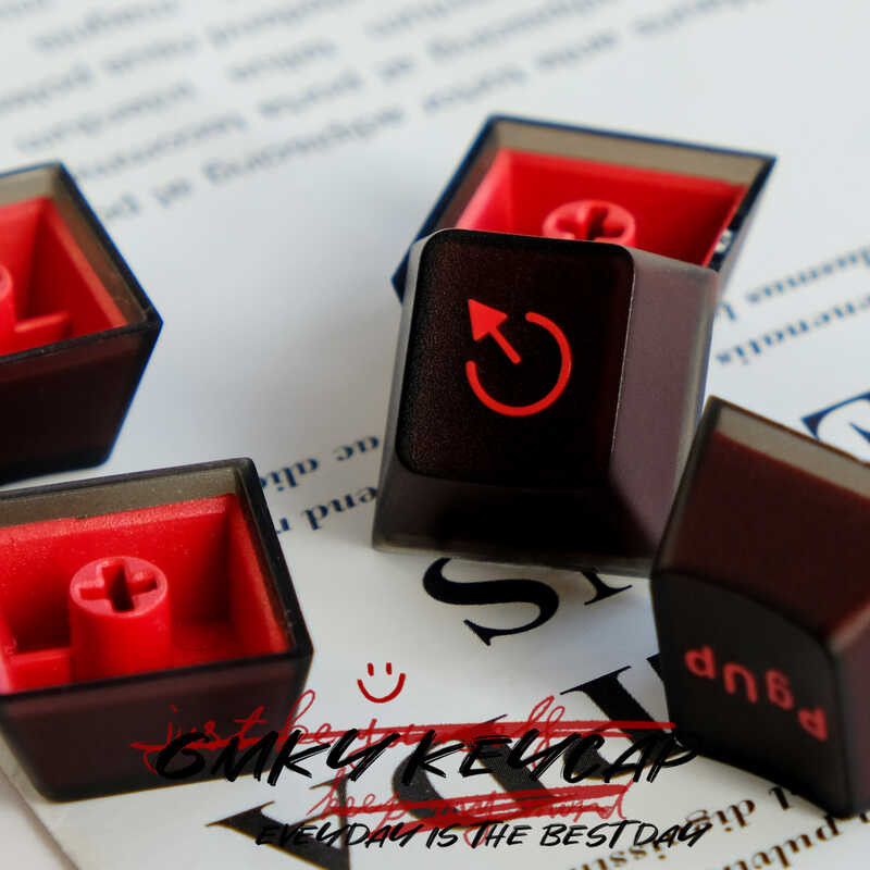 Parent Cherry Profile Double SHOT FONT PBT Keycaps ABS Font For MX ...