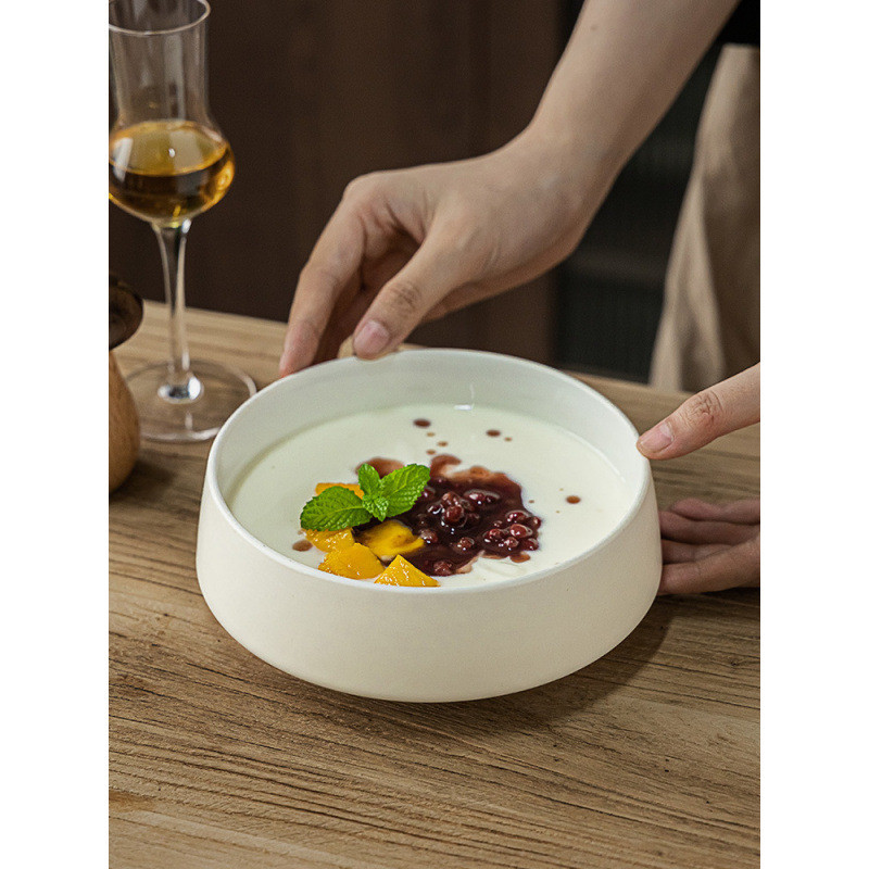 COD Full Of Design, Simple Ceramic Soup Plate, Commercial Artistic ...