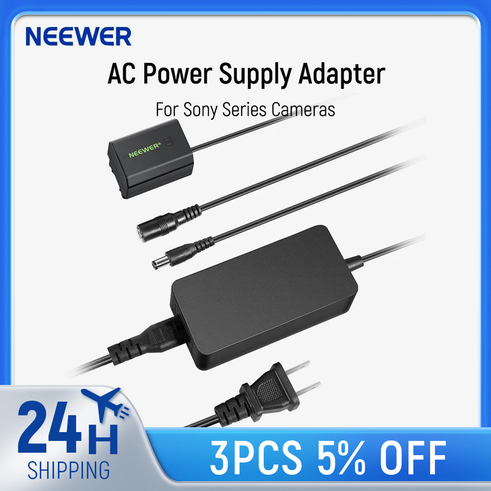 Neewer NP-FZ100 AC Power Supply Adapter Cameras Battery Charger Kit For ...